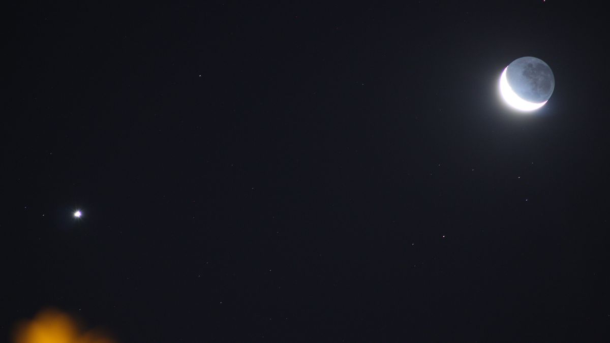Observatório da Unesp tira fotos da Lua e Vênus em conjunção - Canaltech