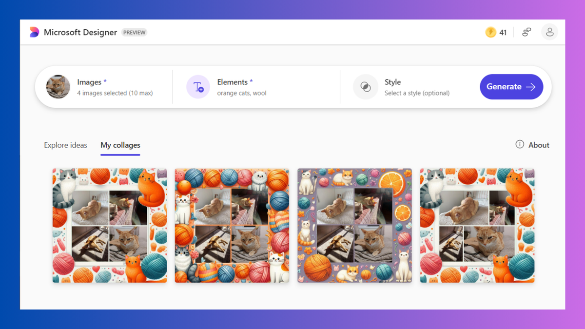 IA do Microsoft Designer cria molduras e colagens de fotos - Canaltech