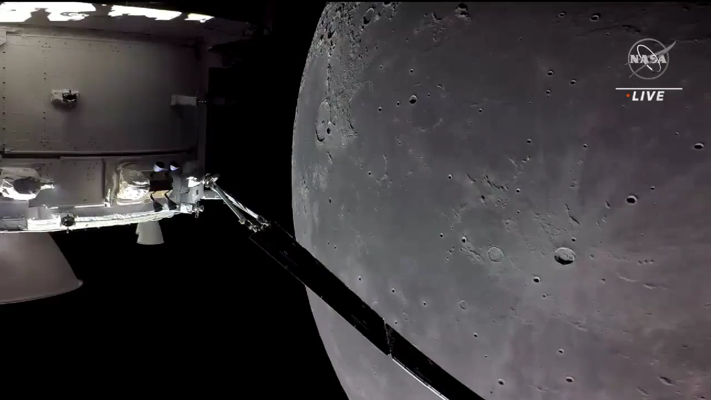 Vídeo gravado pela Orion mostra crateras da Lua que podemos ver aqui da ...