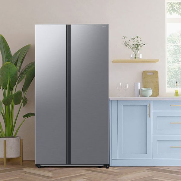 Geladeira Side by Side SmartThings Samsung RS57 Inox 564L, 127V ou 220V ...