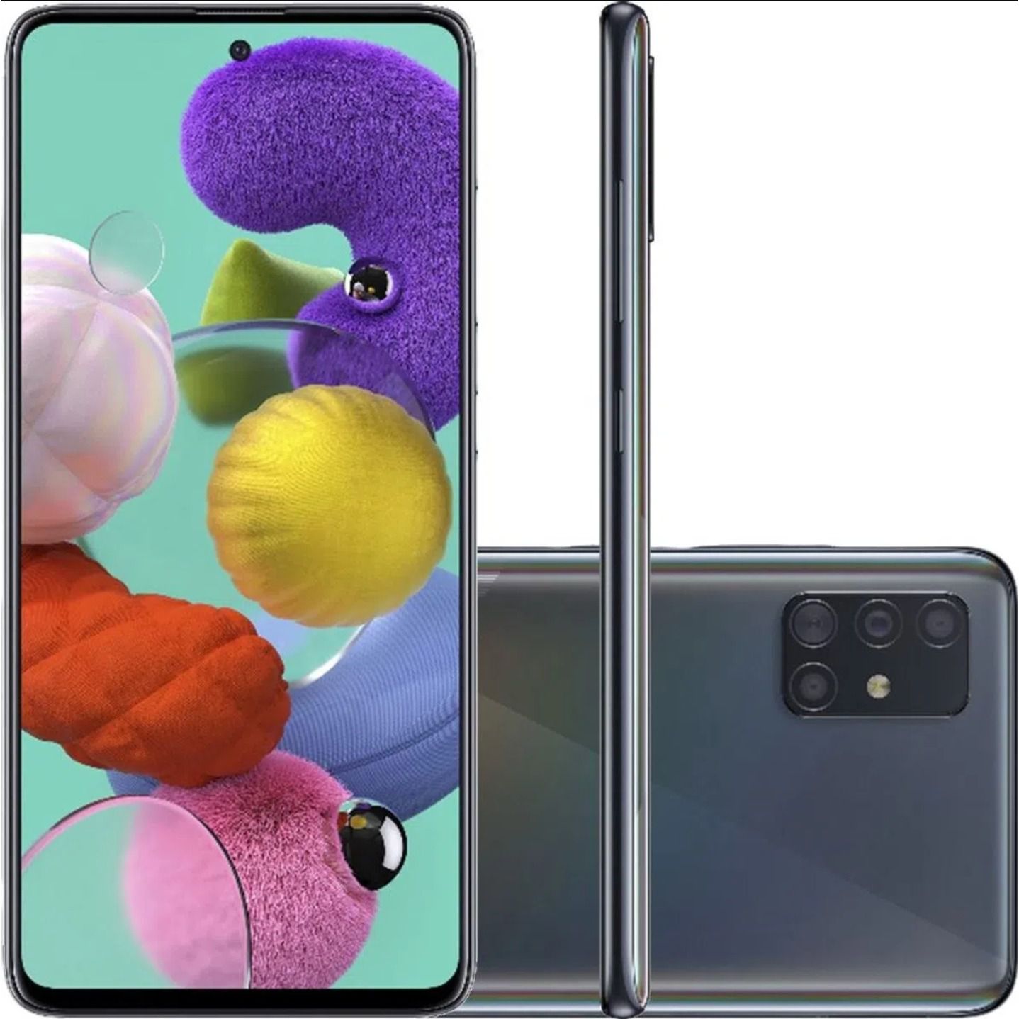 Smartphone Samsung Galaxy A51 Tela 6,5" Octa-Core 2.3 128GB Câmera 48MP + 12MP + 5Mp - Preto ...