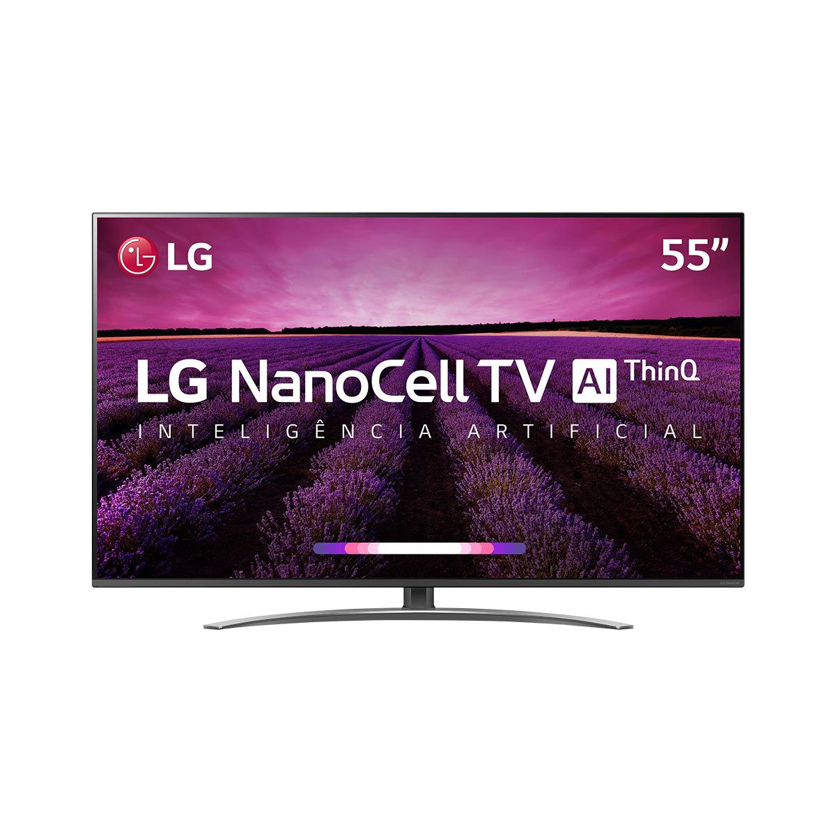 Smart TV LED 55" LG SM8100 NanoCell 4K, IPS, HDR com Google Assistente ...