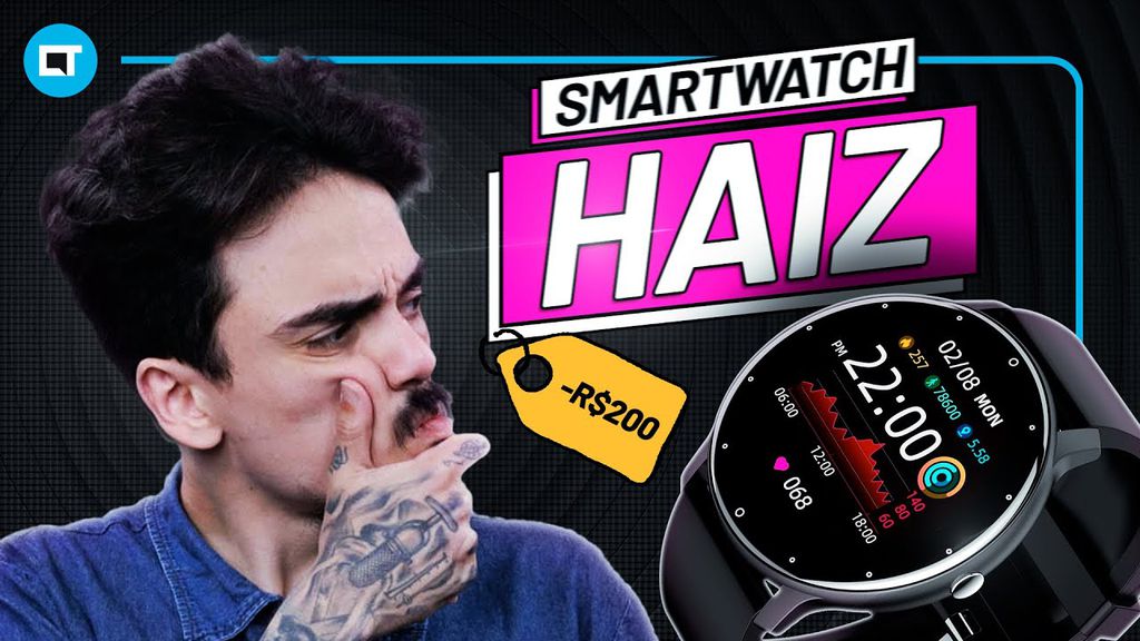 Smartwatch Haiz, vale a pena esse relógio inteligente bluetooth abaixo ...