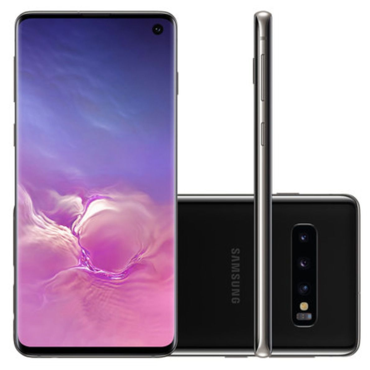 Smartphone Samsung Galaxy S10 128GB Preto 4G Tela 6.1" Câmera Tripla ...