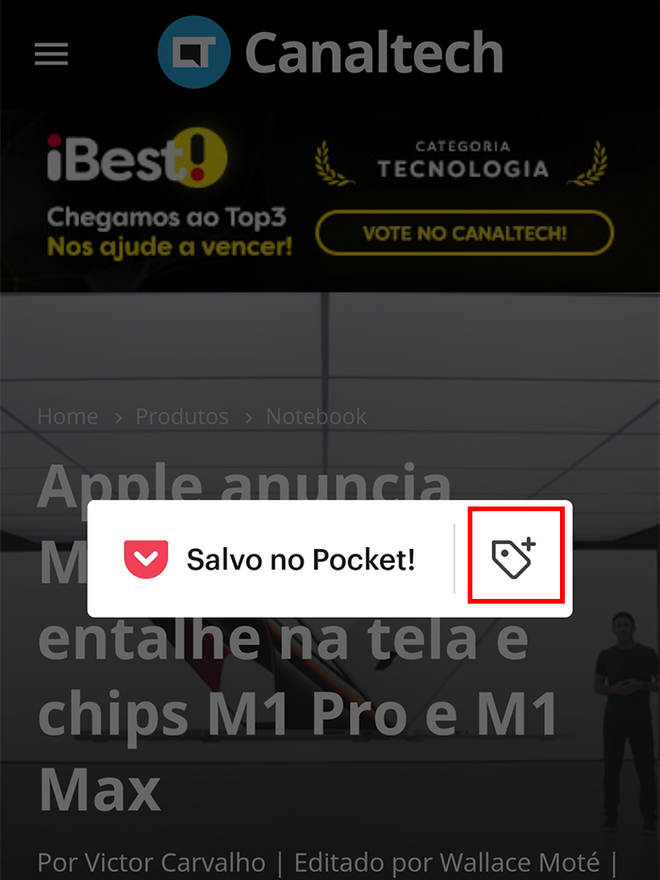 Como usar o Pocket para salvar sites e ler depois - Canaltech