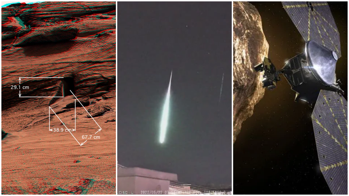 O céu não é o limite | Porta alienígena em Marte explicada, meteoro em ...