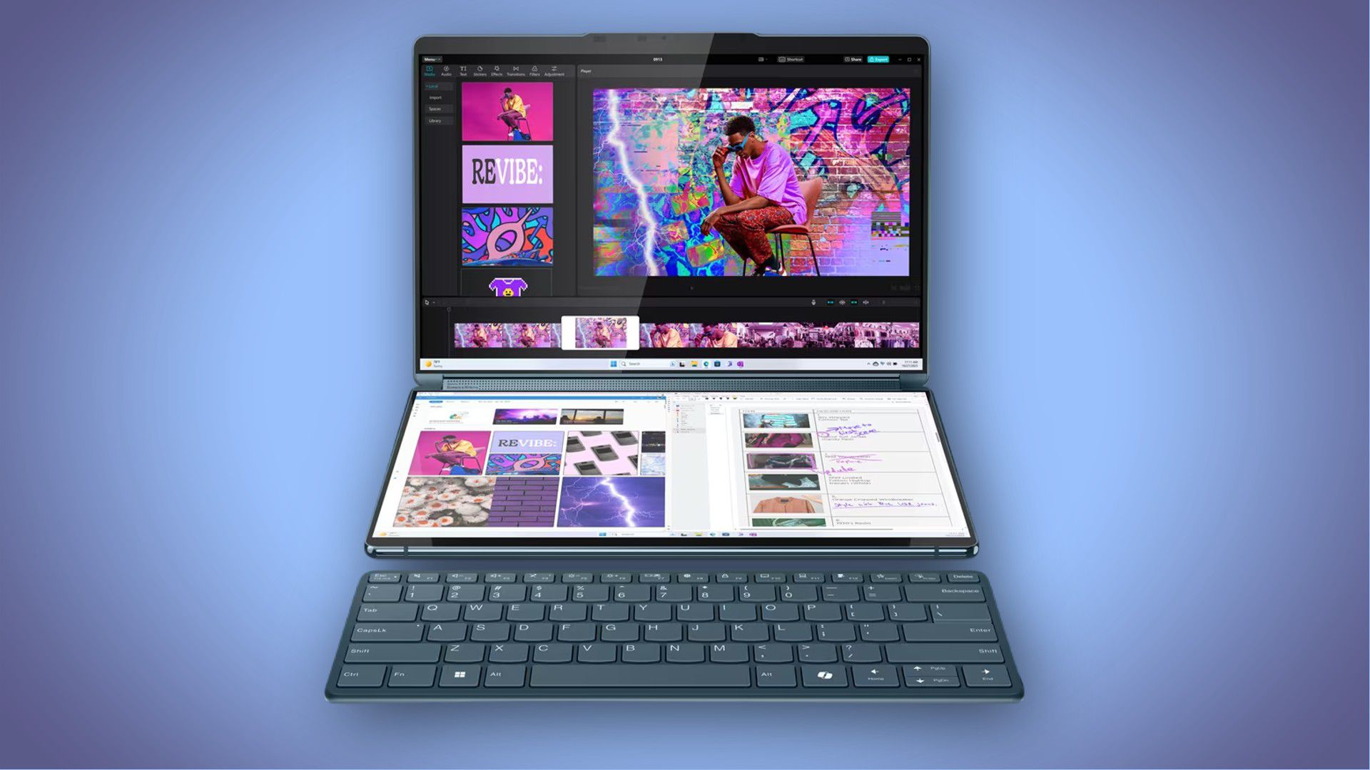 Lenovo lança novo notebook de duas telas com até 32 GB de RAM - Canaltech