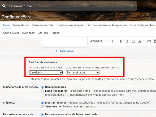 Como colocar imagem na assinatura do Gmail - Canaltech
