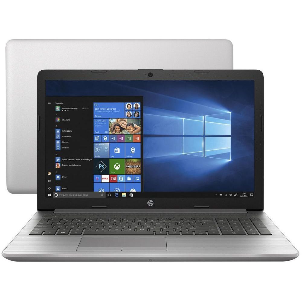 Notebook HP 250 G7 Intel Core i5 12GB 256GB SSD - 15,6” LED Windows 10 ...