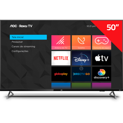 AOC Roku TV 50U6125 - Ficha Técnica - Canaltech