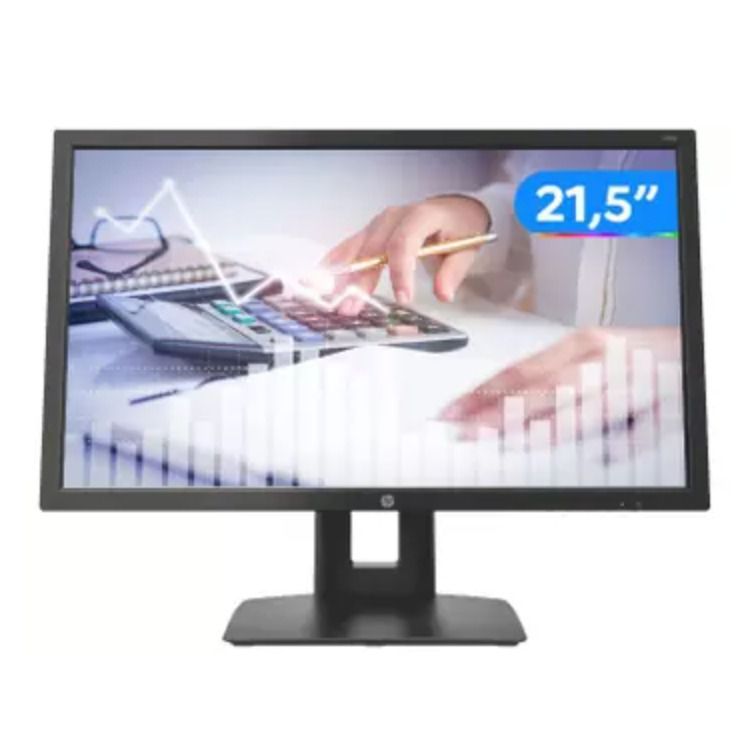 Monitor para PC HP V22B 21,5” LED IPS Widescreen - Full HD HDMI VGA ...