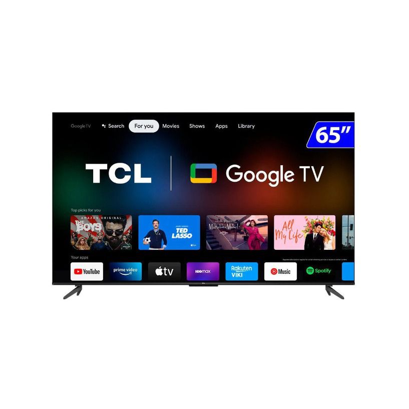 Smart TV Semp Toshiba LED 65 Polegadas 4K Wi-Fi Google TV Comando de ...