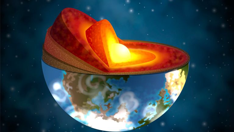 Água da superfície "invade" a camada externa do núcleo do planeta ...