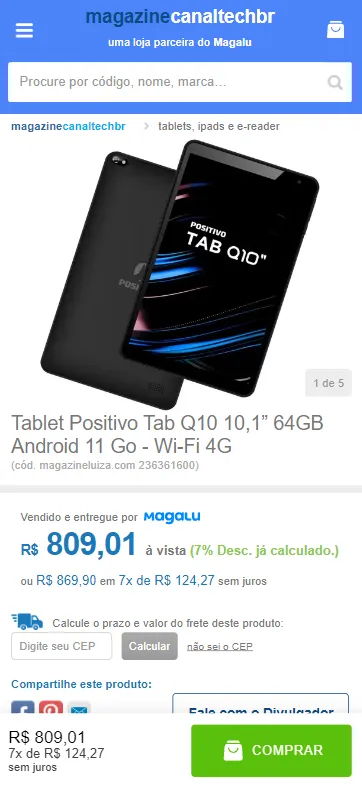 Tablet Positivo Tab Q10 10,1” 64GB Android 11 Go - Wi-Fi 4G - Canaltech ...